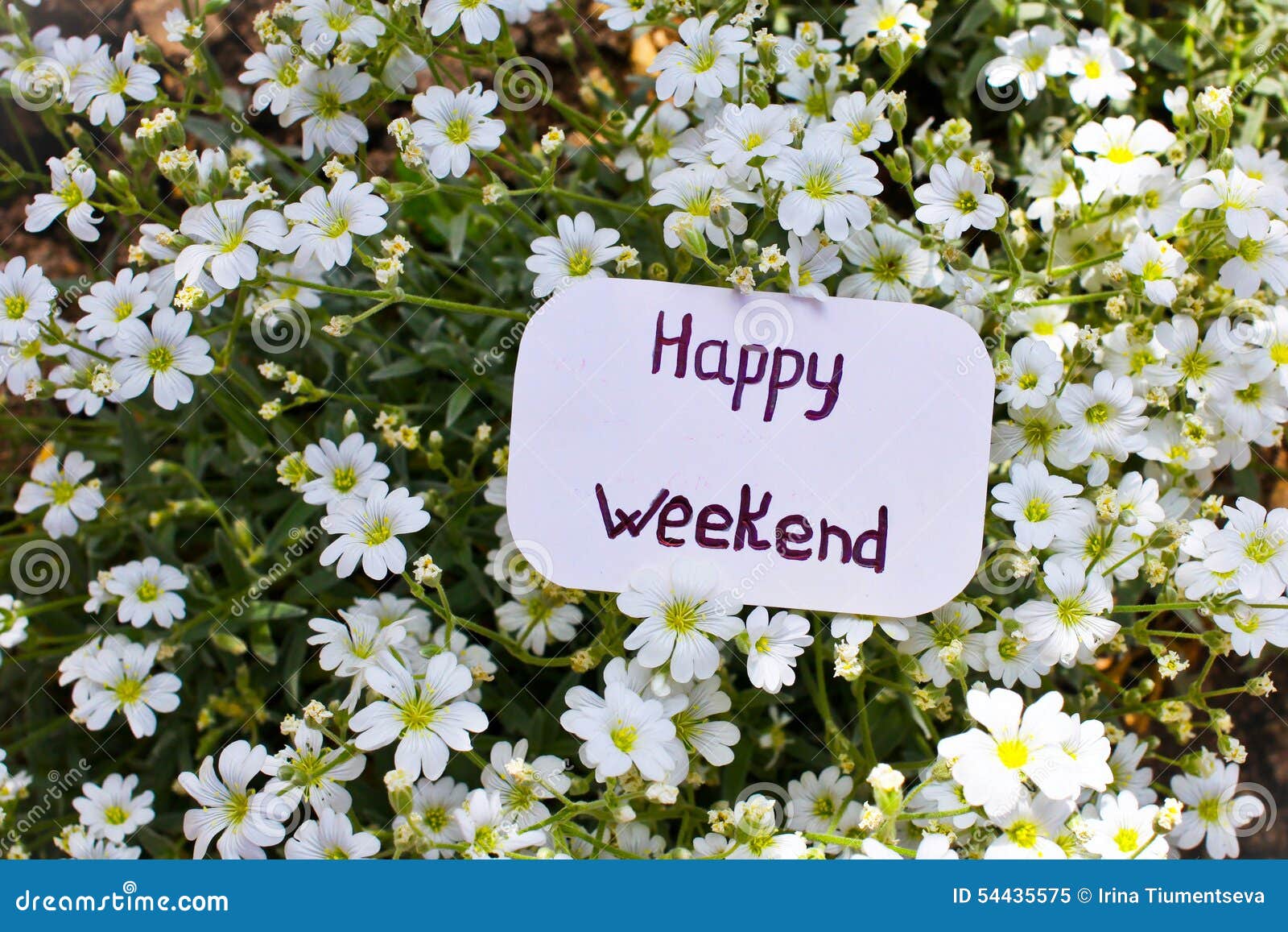 A label with Happy Weekend stock image. Image of weekend - 54435575