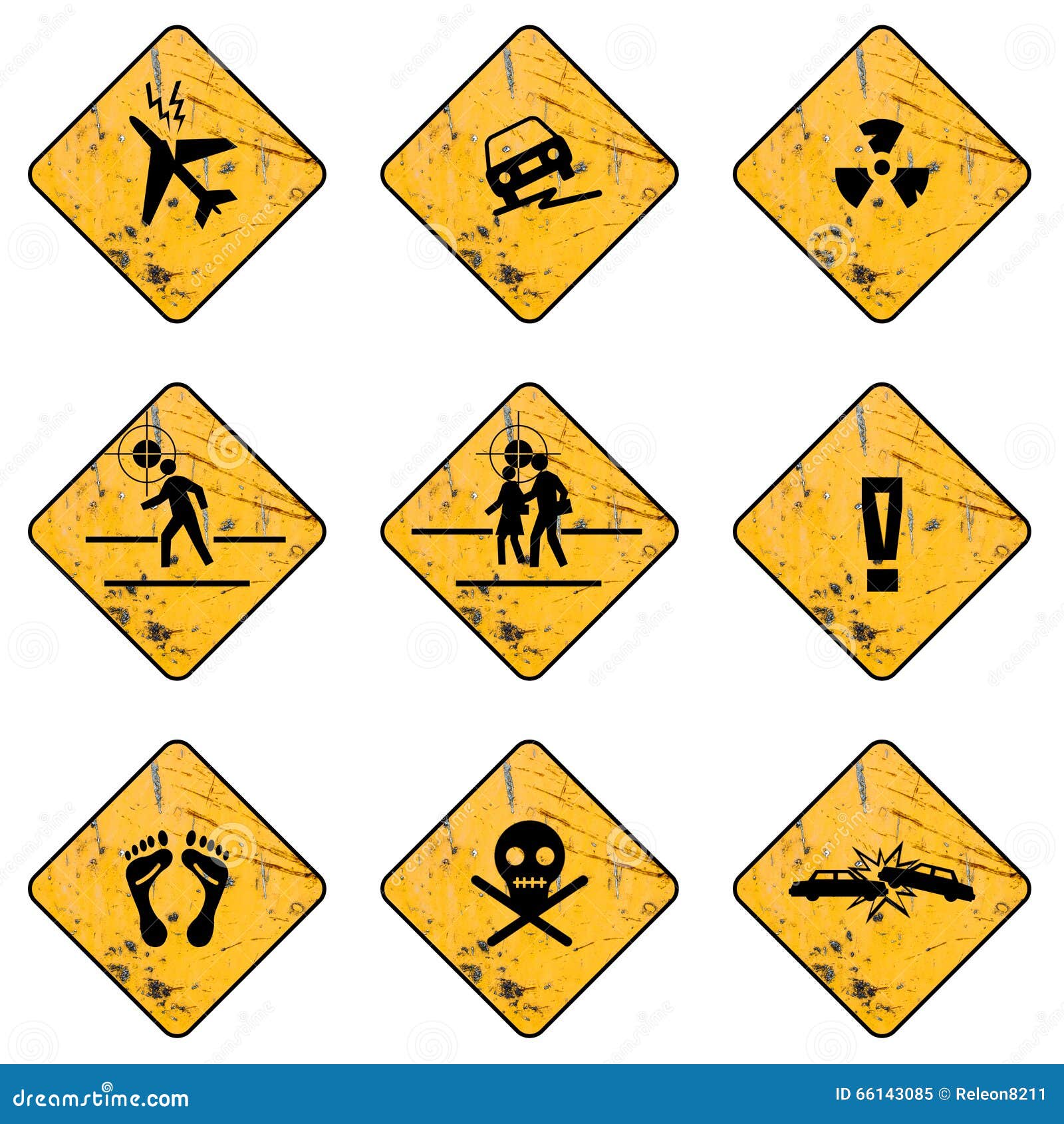 Label hazard warning stock image. Image of cartoon, dangerous - 66143085