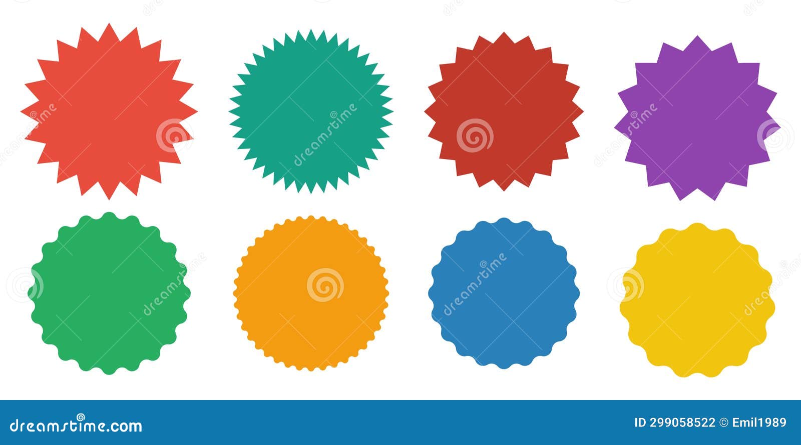 Label Icon Set Different Colours. Stock Vector - Illustration of circle ...