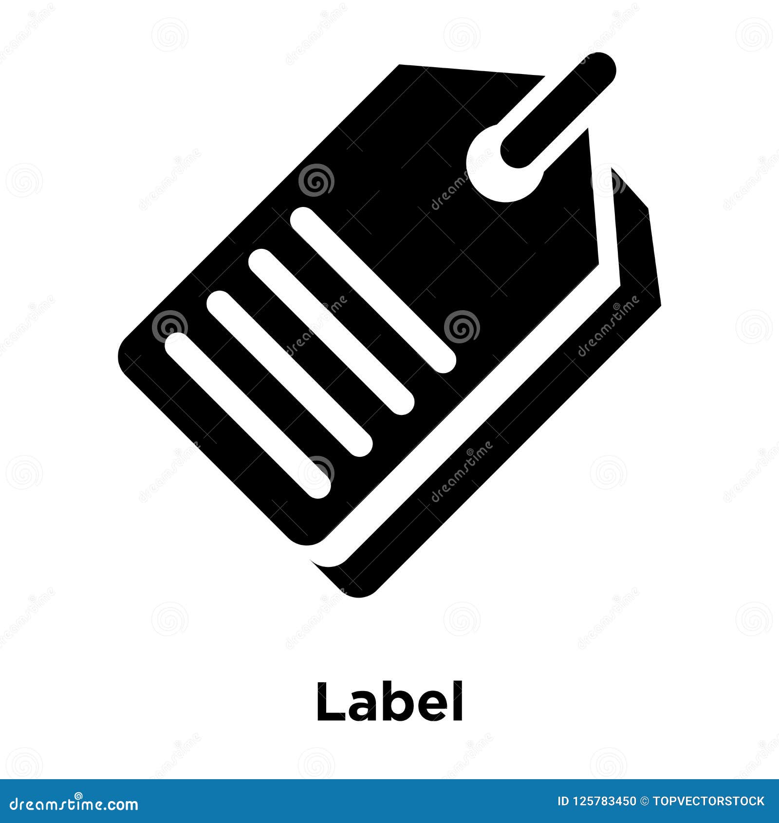 Label Icon Vector Isolated on White Background, Logo Concept of Stock ...