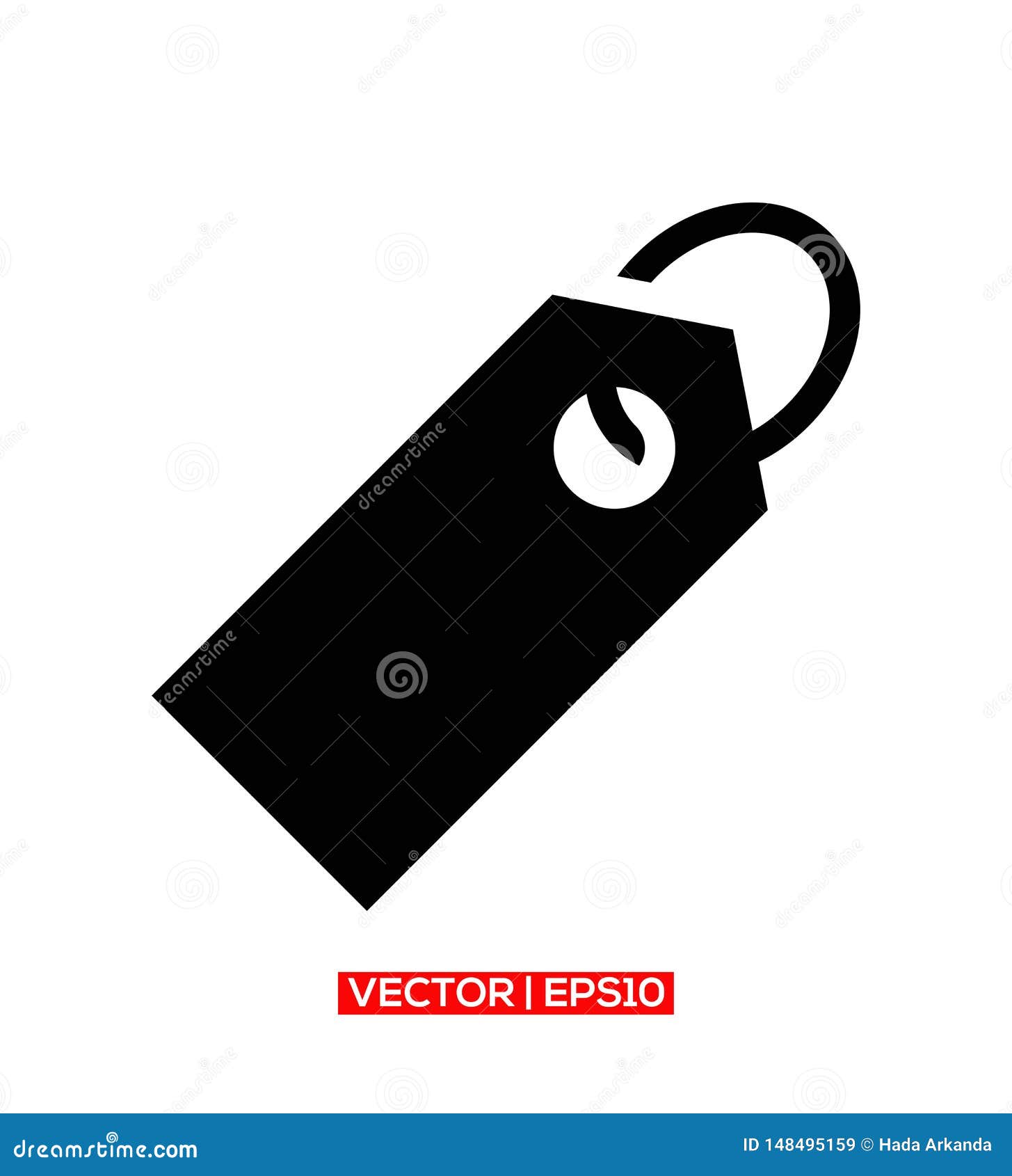 Label Line Icon Vector Logo or Illustration Stock Vector - Illustration ...