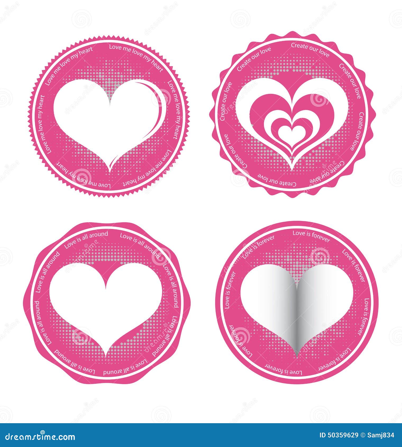 Label of Love Symbol stock vector. Illustration of amour - 50359629