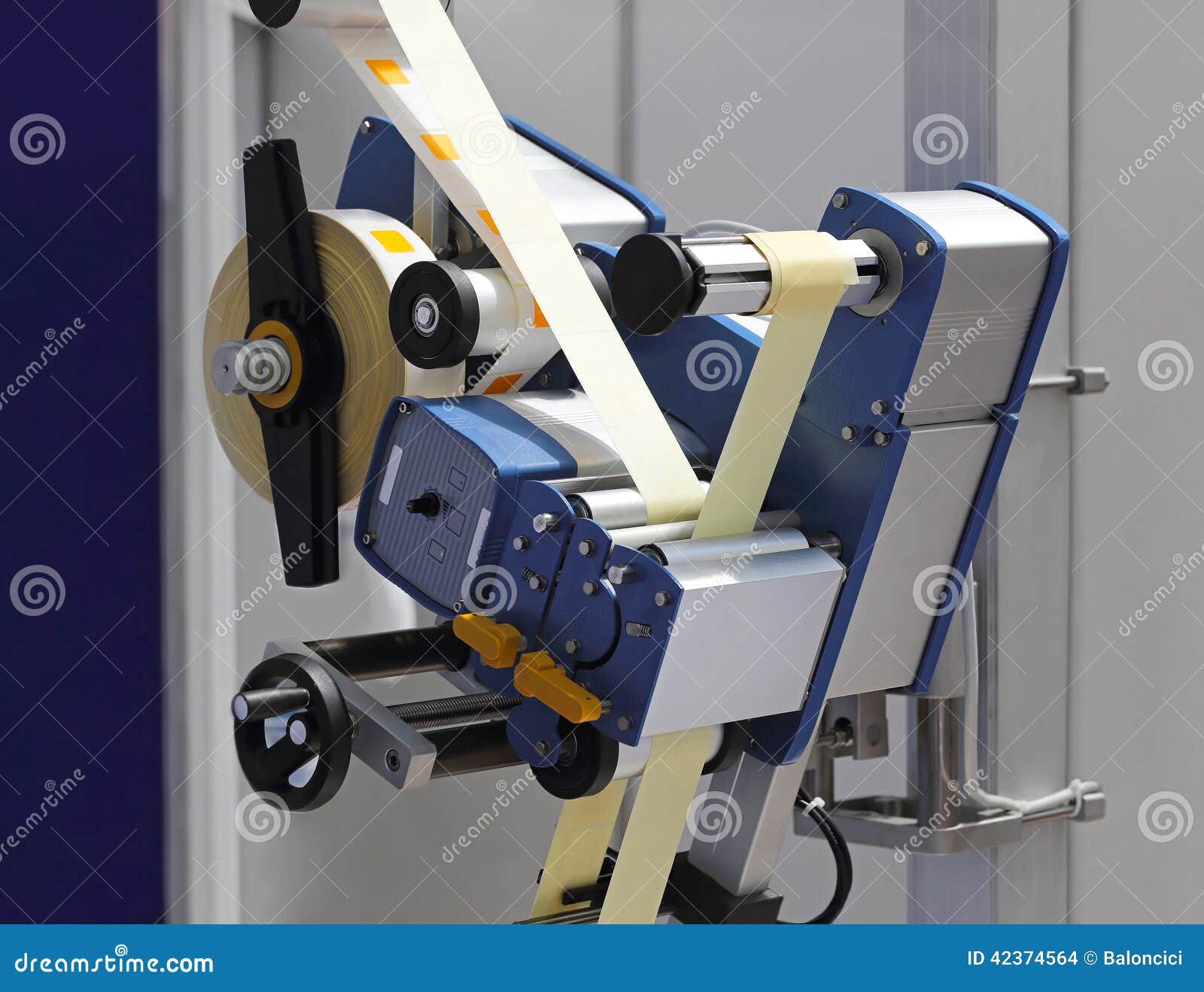 Label machine stock photo. Image of labeler, print, labelling - 42374564