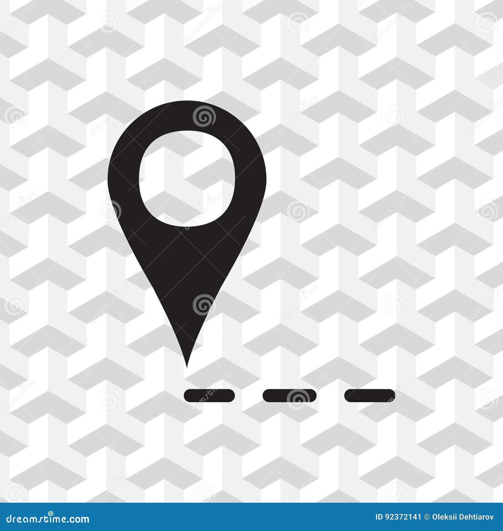 Label for Map Icon Stock Vector Illustration Flat Design Stock Vector ...