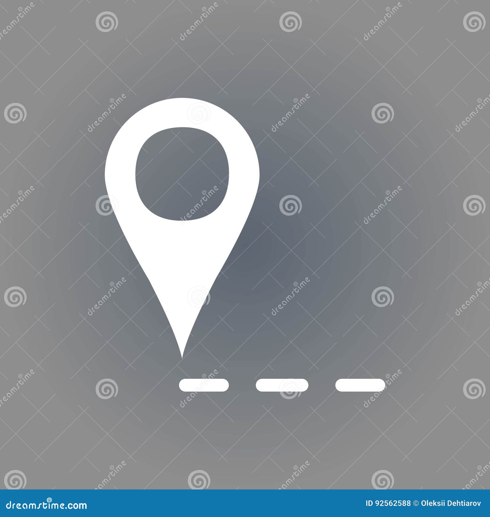 Label for Map Icon Stock Vector Illustration Flat Design Stock Vector ...