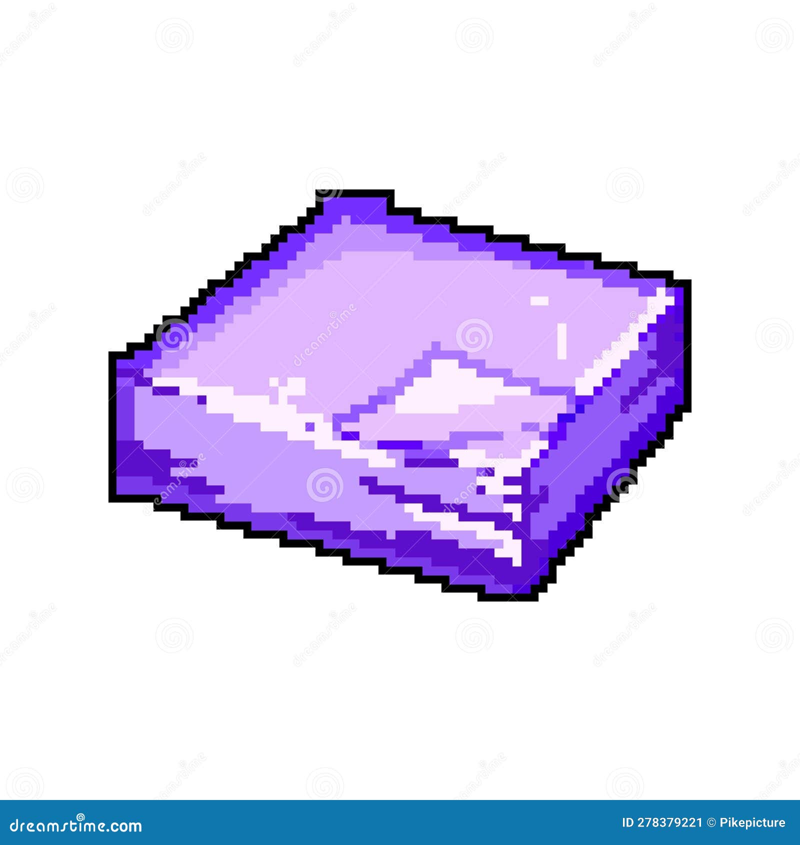 Label Note Sticker Game Pixel Art Vector Illustration Stock Vector ...