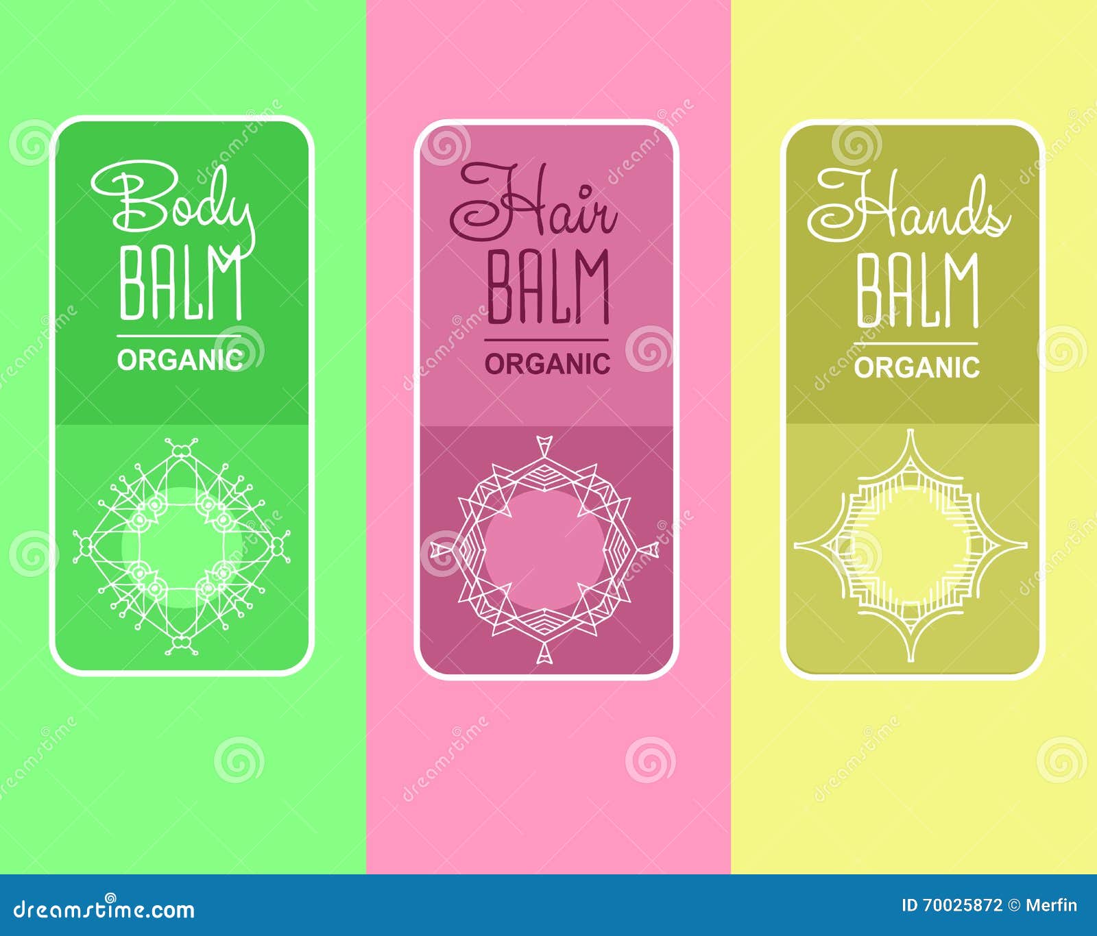 Label for Organic Cosmetics, Shampoo Stock Vector - Illustration of ...