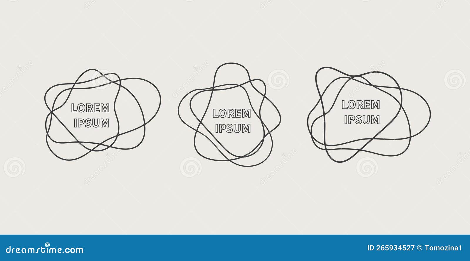 Label, Organic Shapes, Abstract Web Frame Stock Vector - Illustration ...