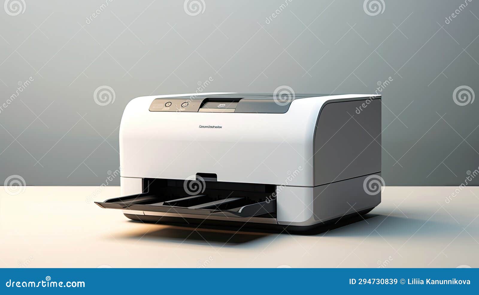 A Label Printer Isolated on a Pristine White Background in Ultra-high ...