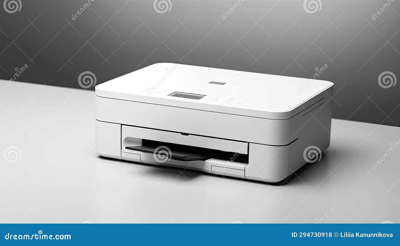 A Label Printer Isolated on a Pristine White Background in Ultra-high ...