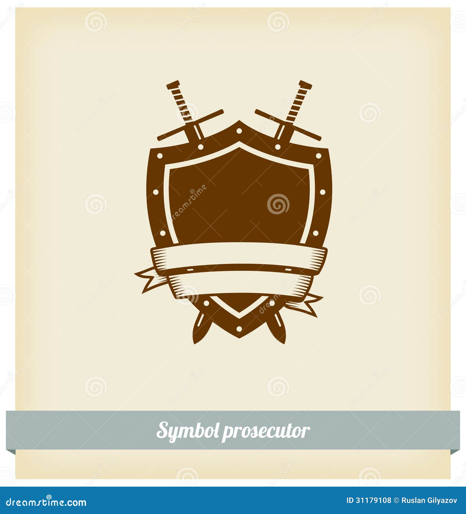 Label Prosecutor stock vector. Illustration of office - 31179108