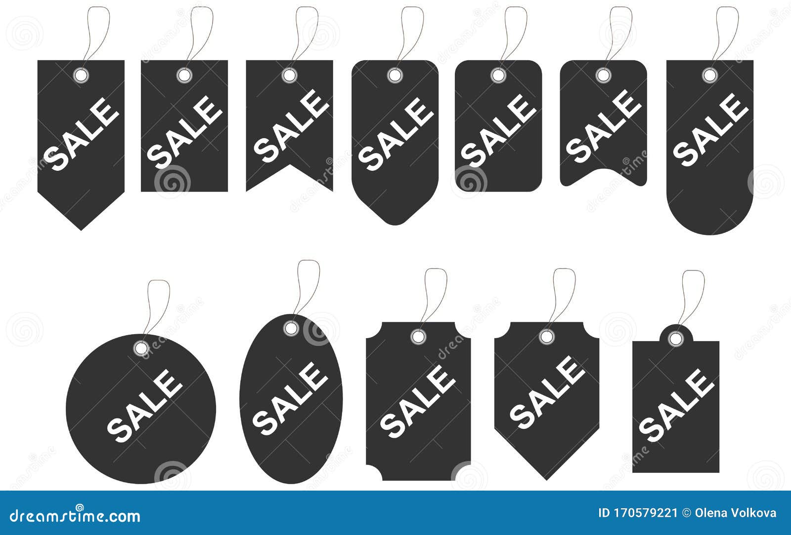 Label for the Sale of Goods. Product Label Stock Illustration ...