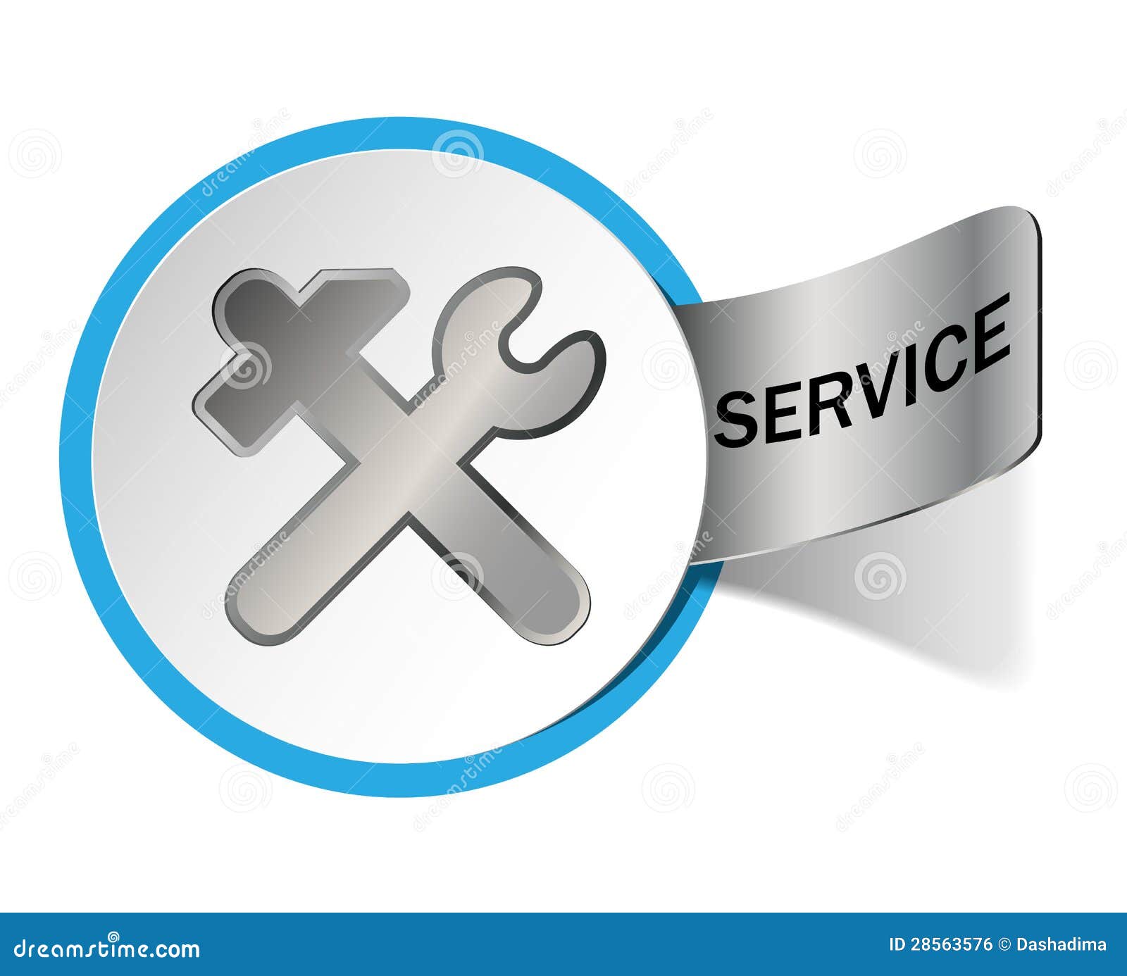 Label service stock vector. Illustration of grey, advertising - 28563576