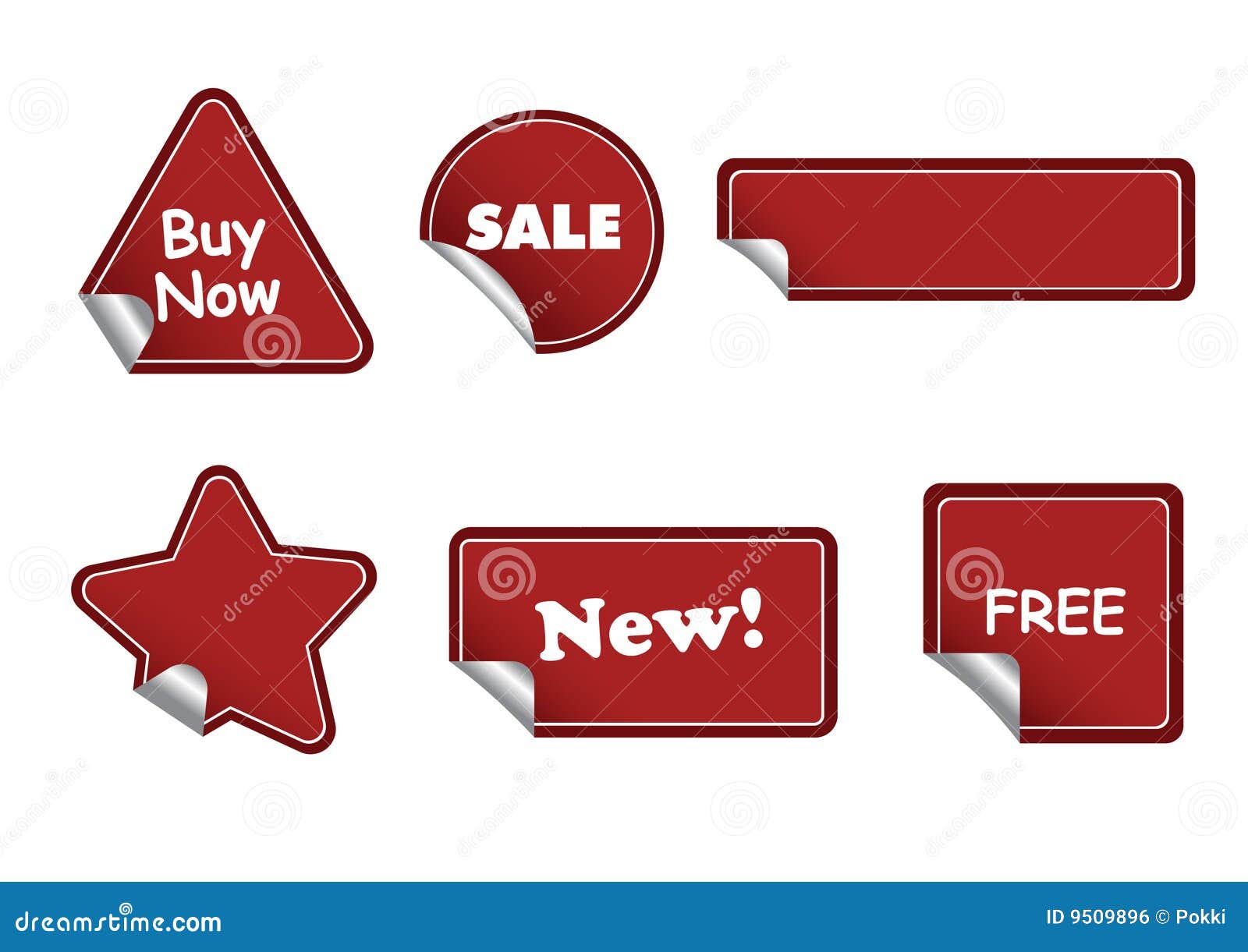 Label set. Vector stock vector. Illustration of design - 9509896