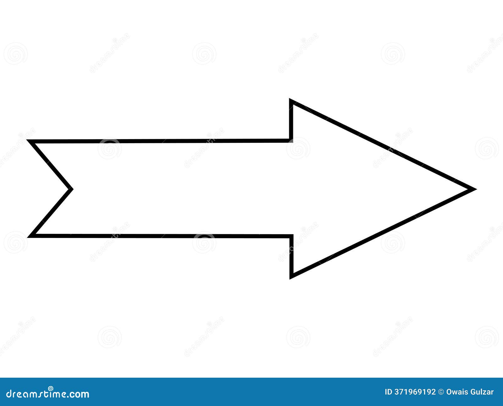 Arrow Red With Notch Of Another Arrow In Opposite Direction 3D ...