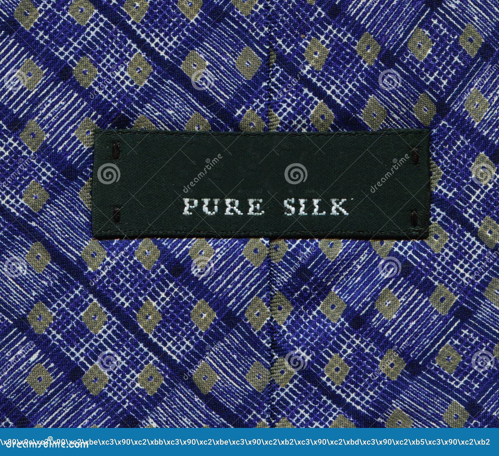 Label Silk tie stock photo. Image of white, accessory - 16653998