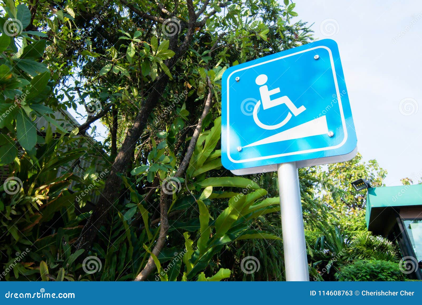 Label Slope Path for the Disabled Stock Image - Image of disability ...