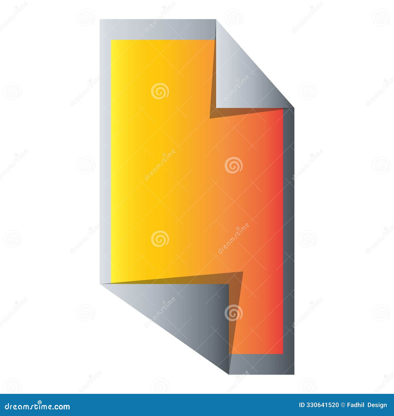 Colorful Peeling Label Sticker Illustration. Realistic Label Sticker ...