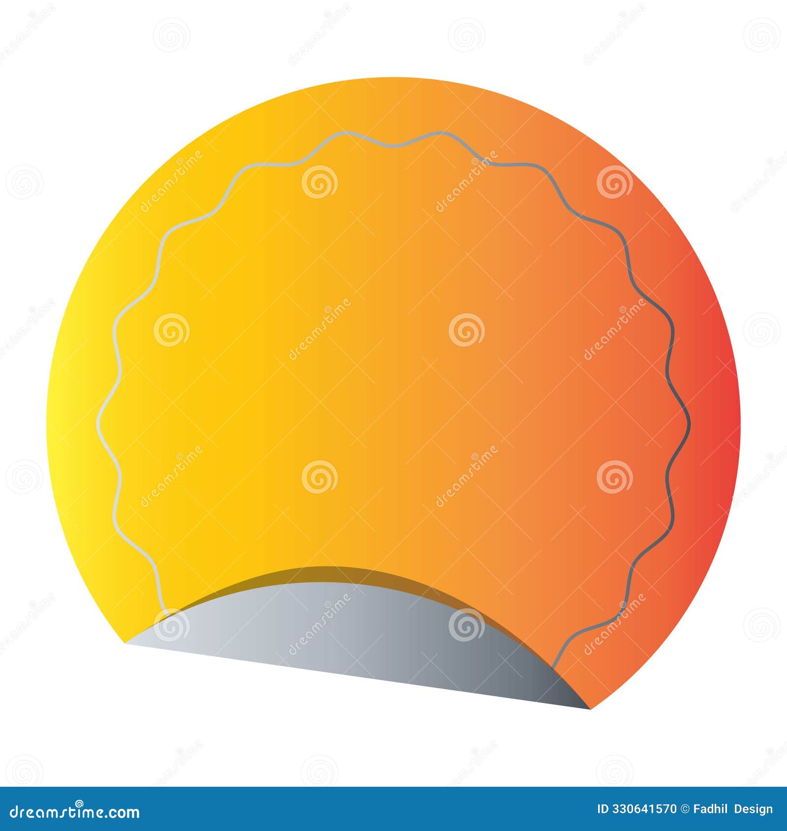 Colorful Peeling Label Sticker Illustration. Realistic Label Sticker ...