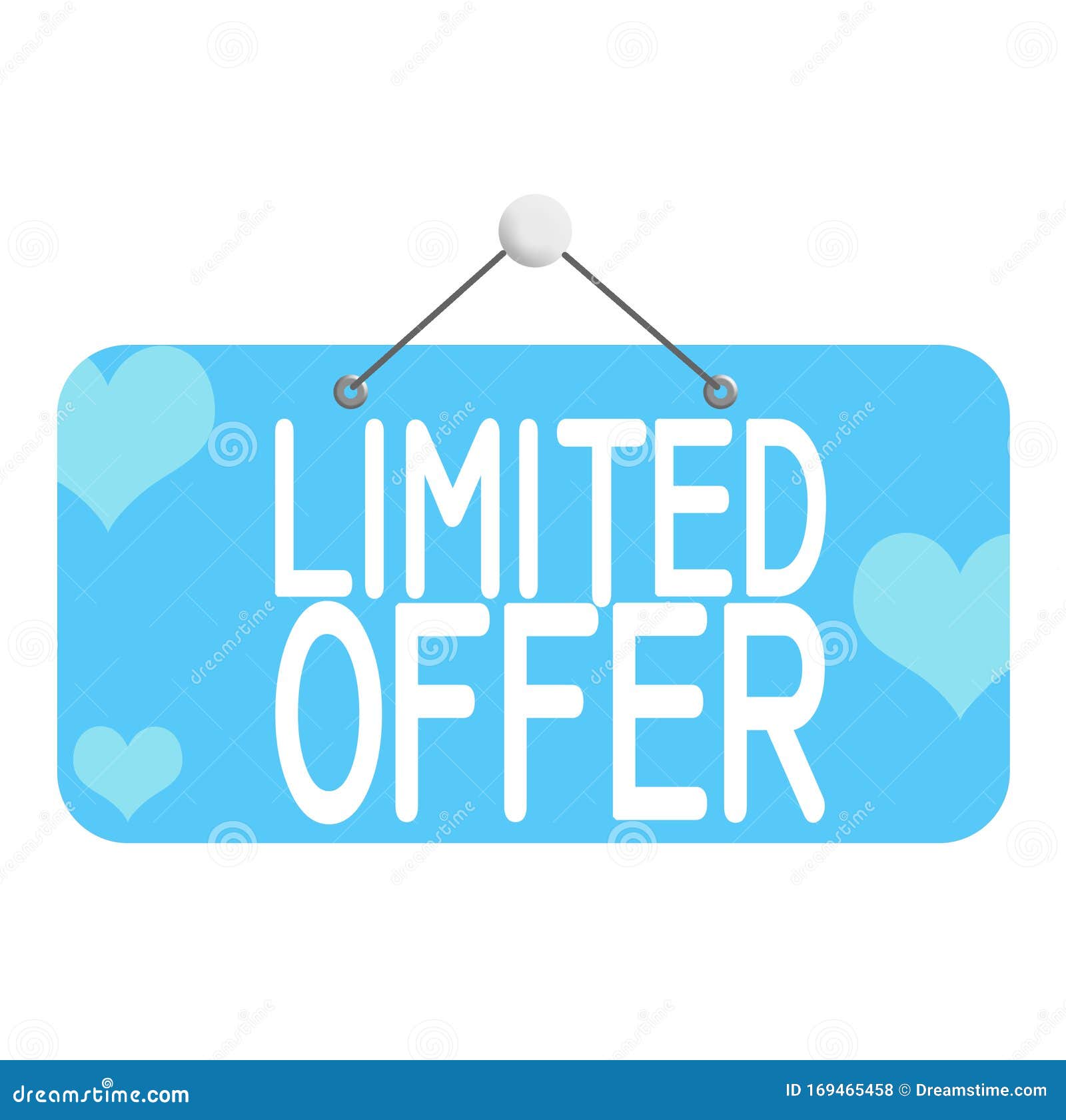 LIMITED OFFER - PROMOTION LABEL - ADVERTISEMENT Stock Illustration ...