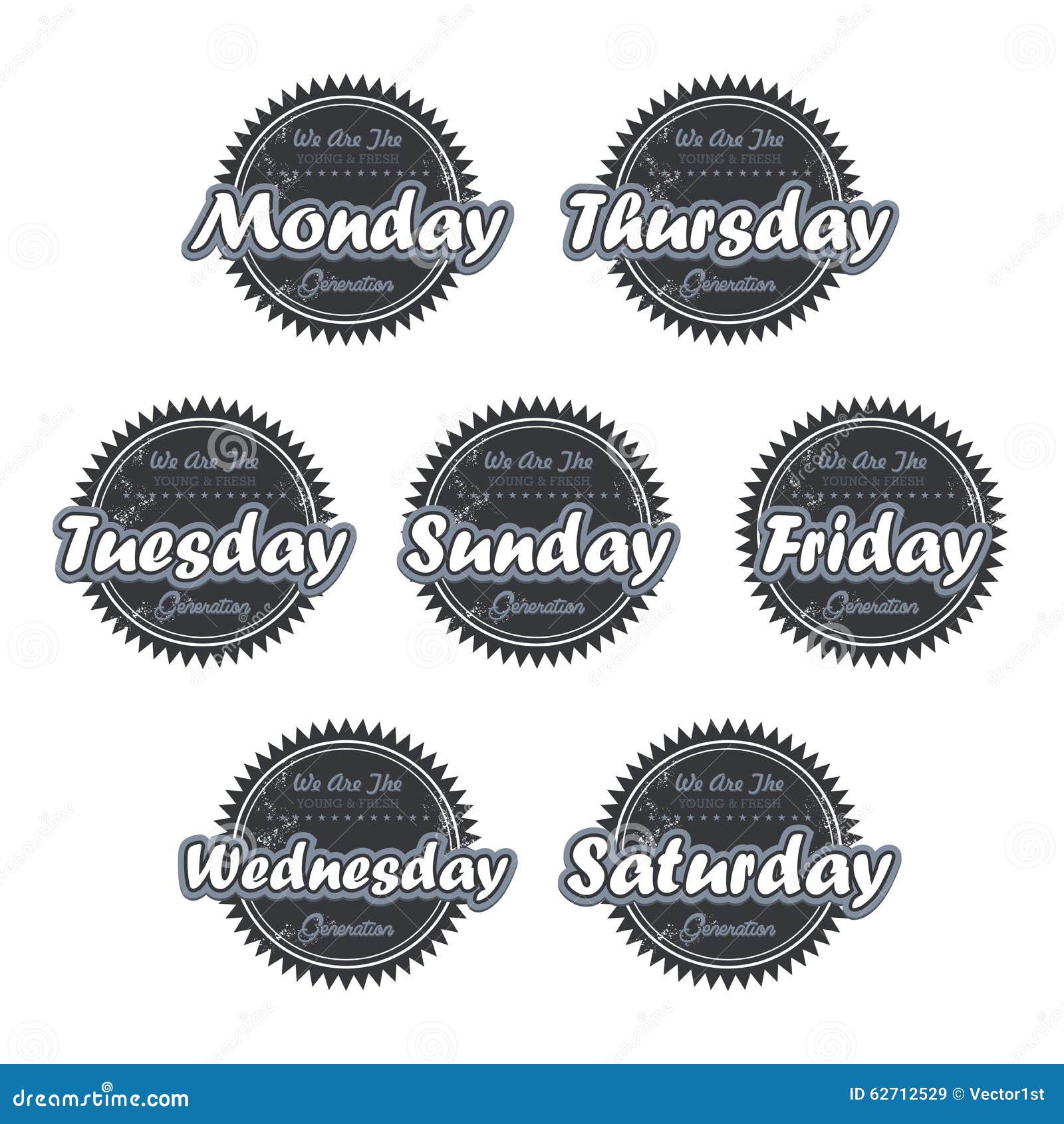 Label sticker day stock vector. Illustration of label - 62712529