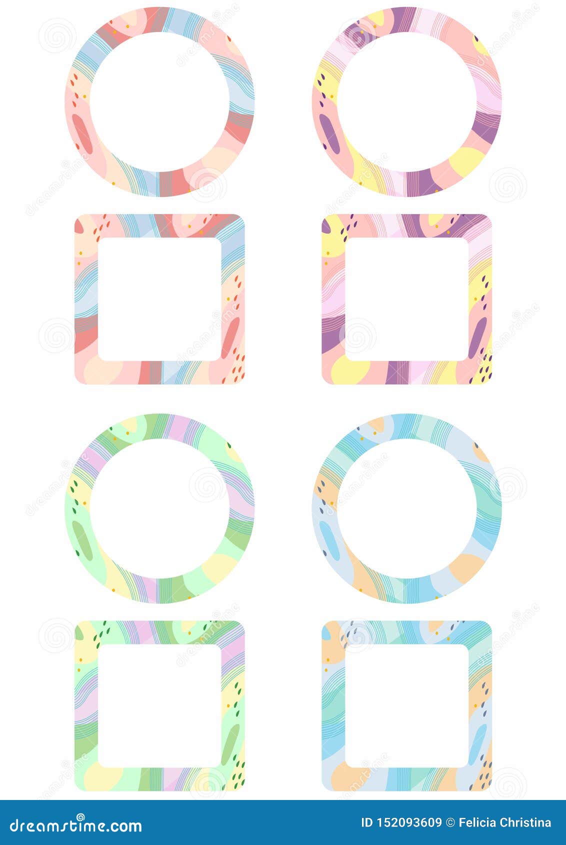 Label / Sticker Designs - Colorful Abstract Background Stock ...