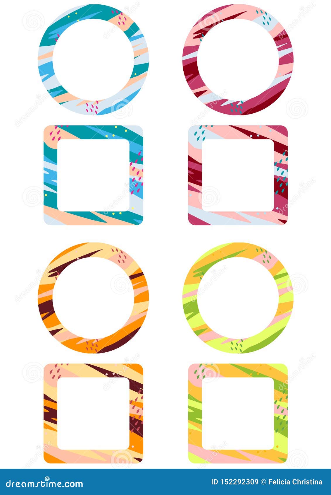 Label / Sticker Designs - Colorful Abstract Background Stock ...
