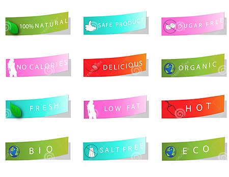 Label sticker icons stock vector. Illustration of decor - 30613260