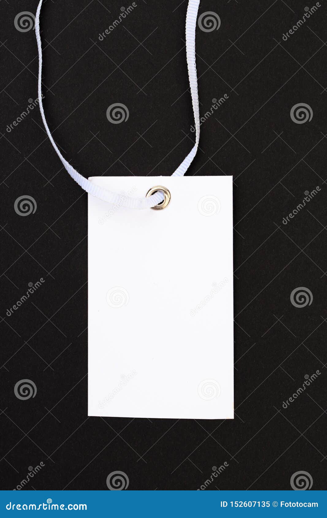 Label Tag on Black Background. - Image Stock Image - Image of address ...