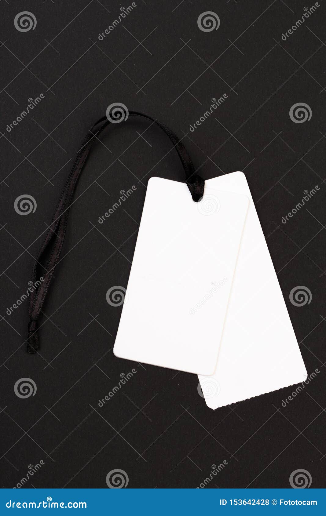 Label Tag on Black Background. - Image Stock Photo - Image of label ...