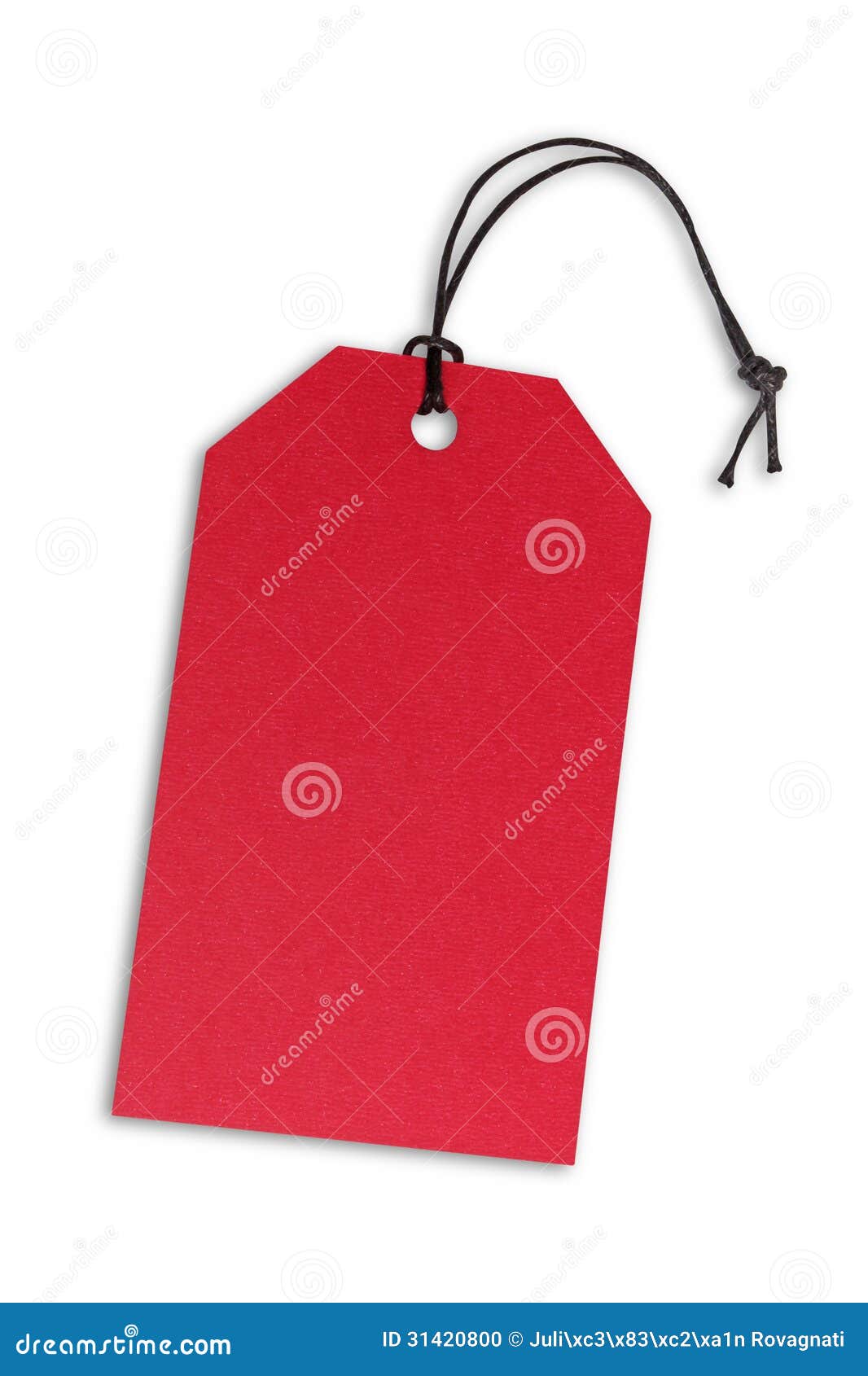Label Tag Made of Carboard Isolated Stock Photo - Image of gift, sell ...