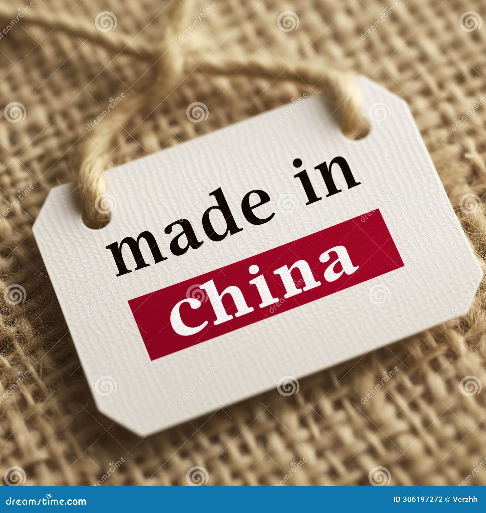 Label, Tag with the Text Made in China 2 Stock Illustration ...