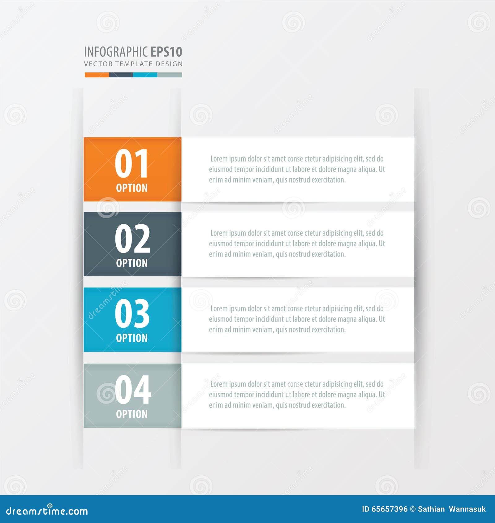 Label Template Orange , Blue, Gray Color Stock Vector - Illustration of ...