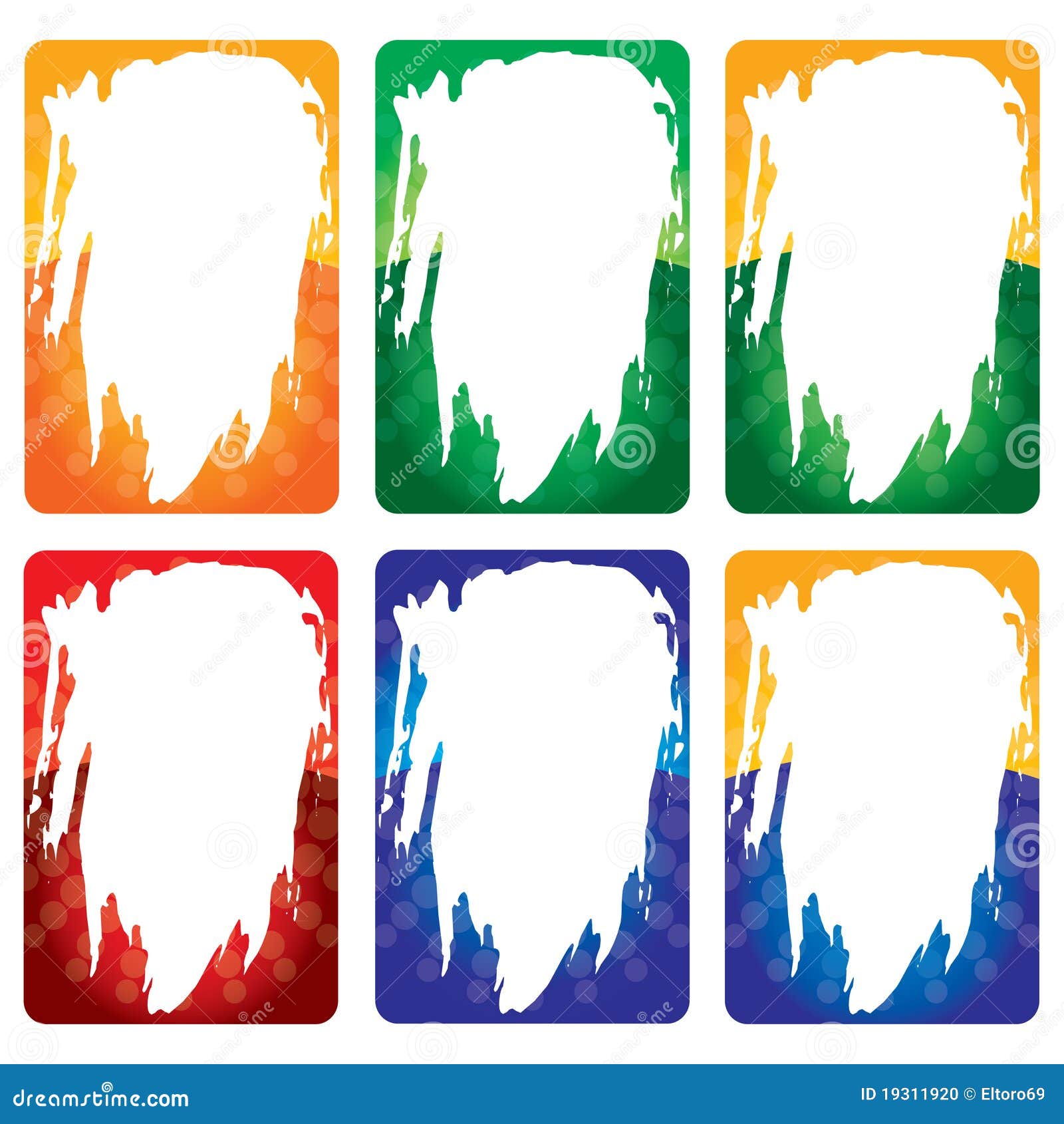 Label template set stock illustration. Illustration of painting - 19311920