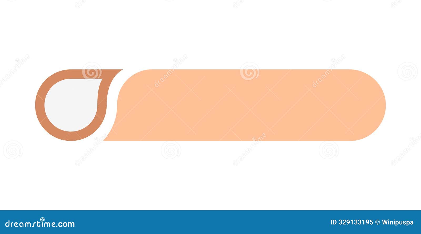 Label Text Box Elements For Infographic Titles, And Banners. Cartoon ...