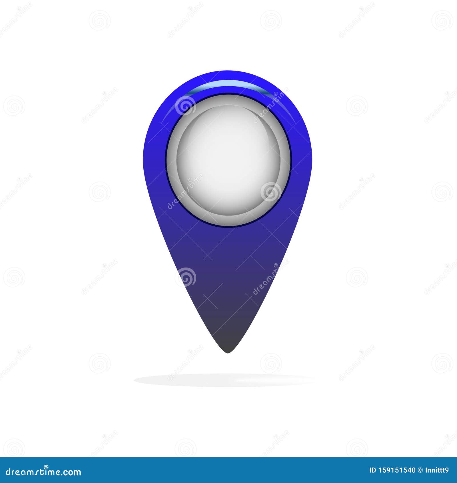 Label To Indicate on the Map. Stock Vector - Illustration of indicate ...