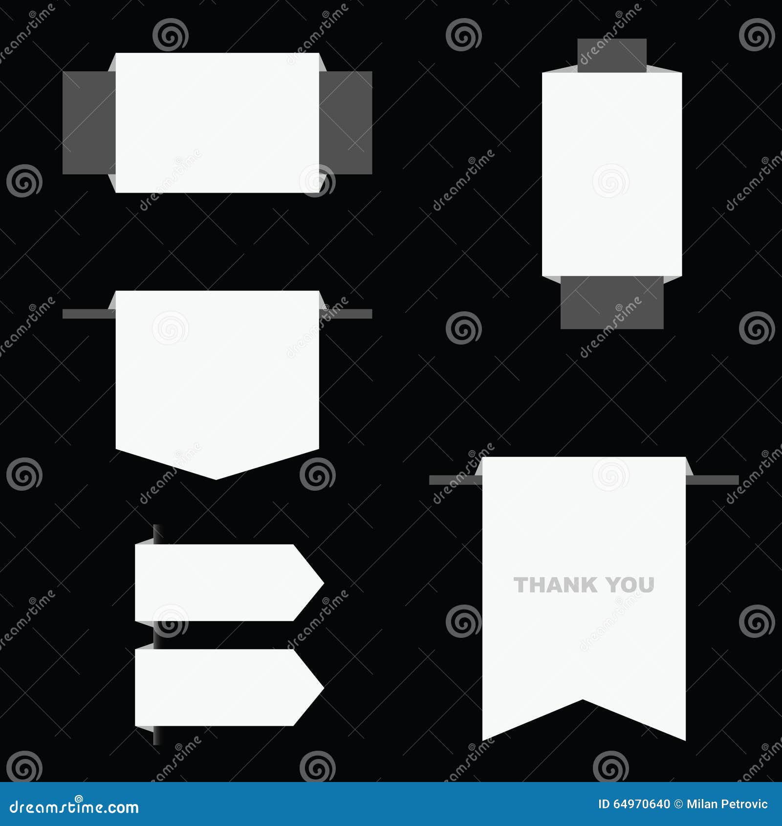 Label Vector Gray and White Stock Vector - Illustration of price, label ...