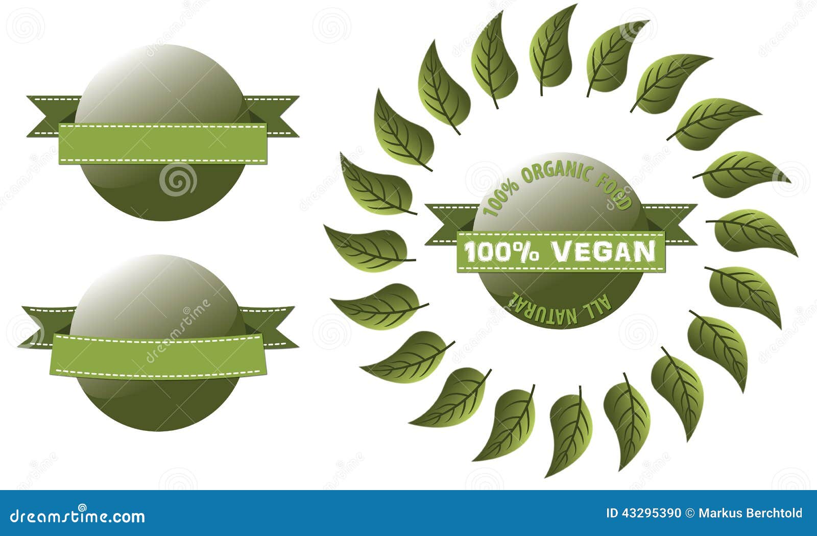 Label Vert Avec Le Vegan Brillant De Bannière Illustration Stock - Illustration du lustre ...