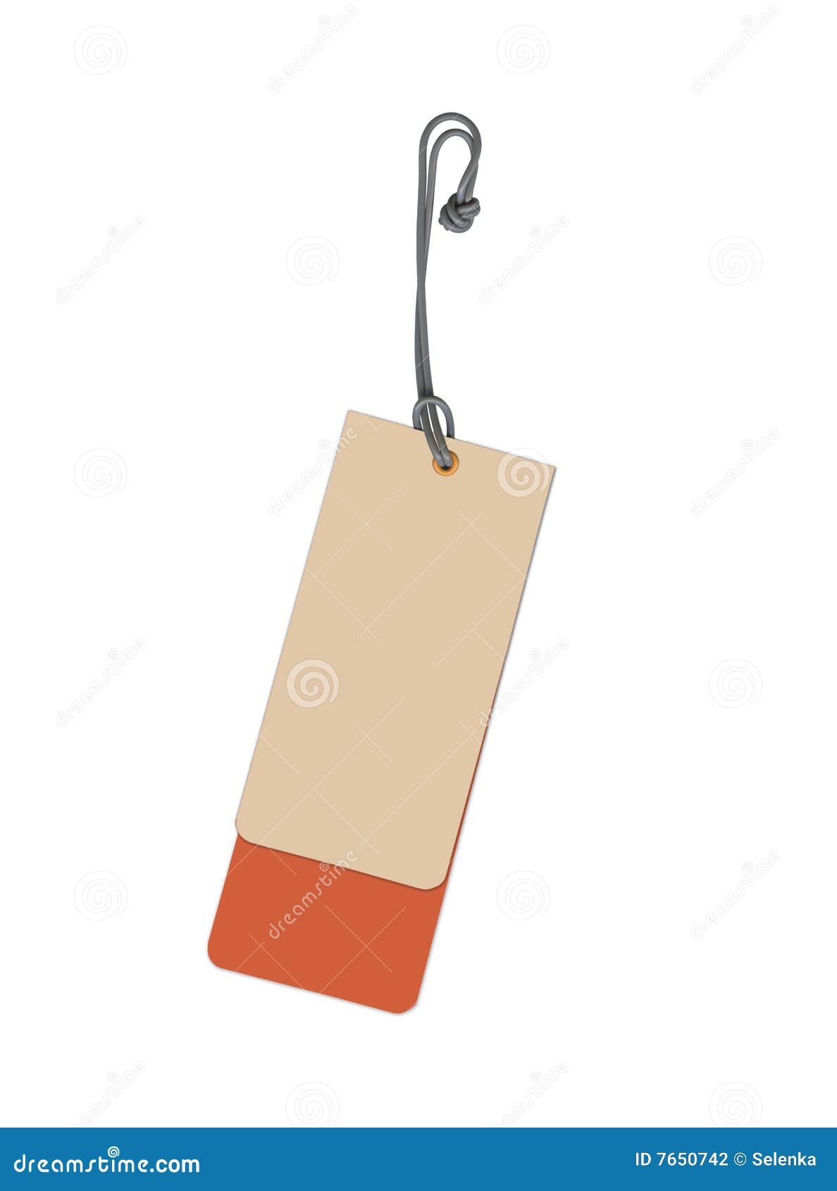 Label on a White Background Stock Illustration - Illustration of ...