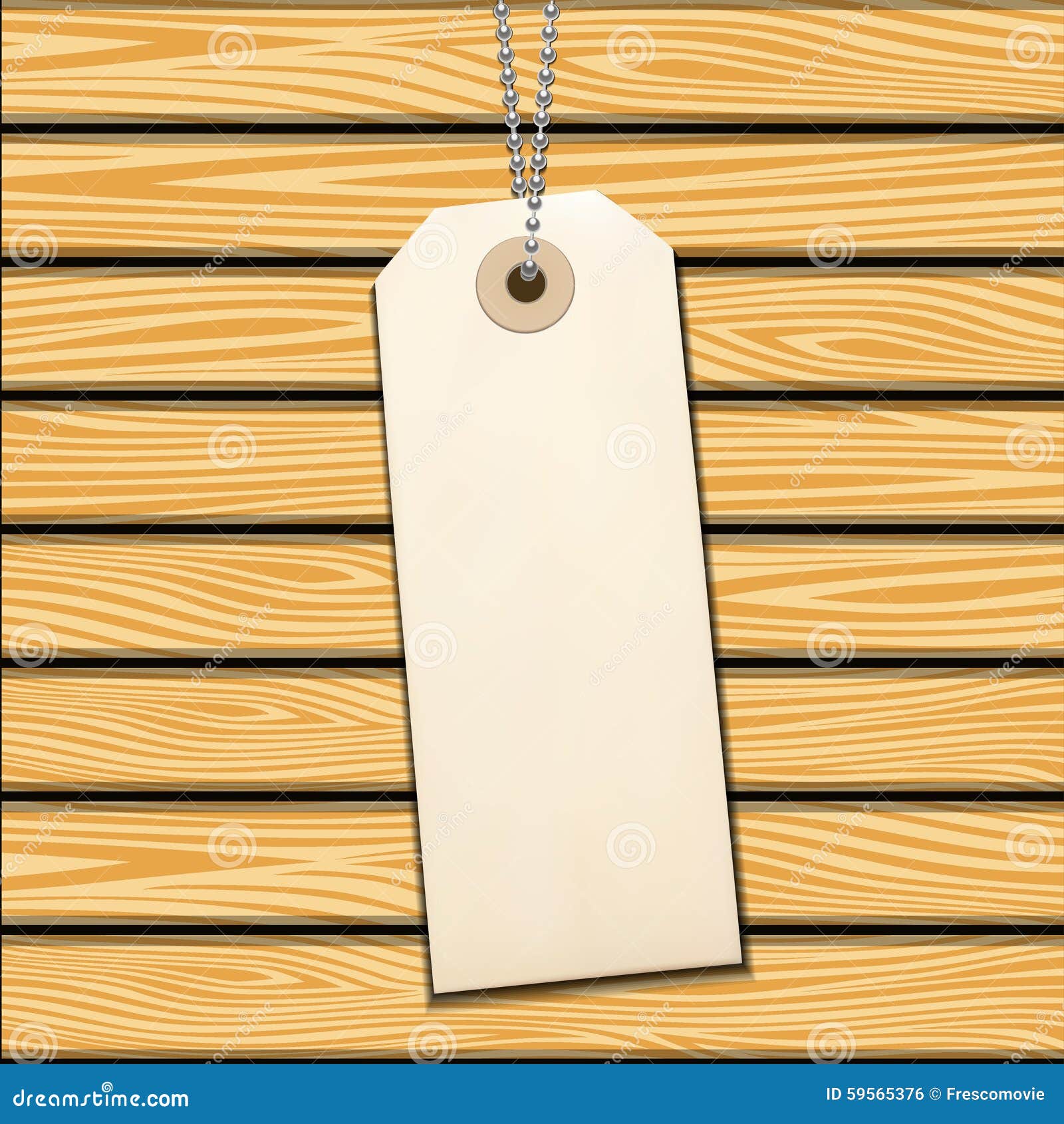 Label on wood stock vector. Illustration of drawing, copy - 59565376