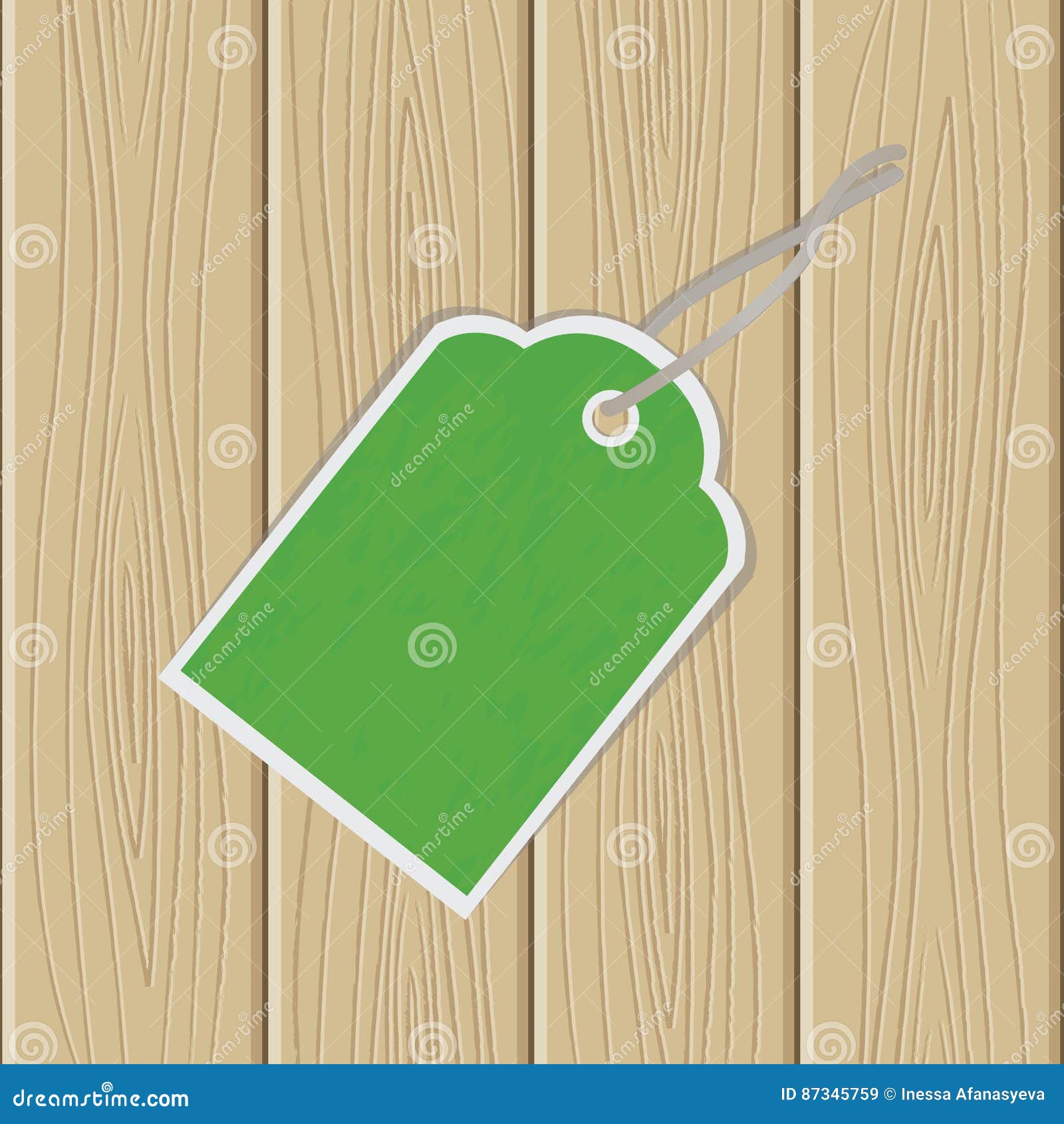 The Label on Wooden Structure Stock Vector - Illustration of pattern ...