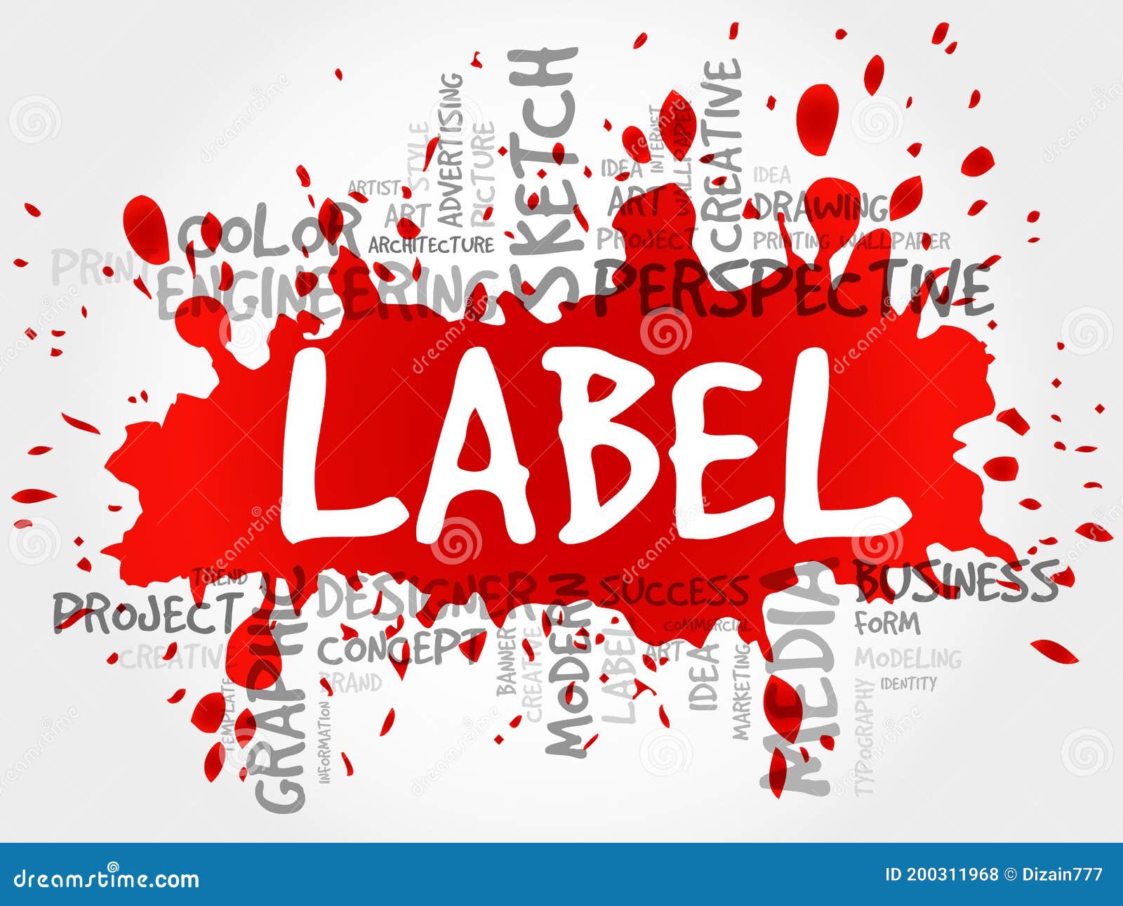LABEL word cloud stock illustration. Illustration of texture - 200311968