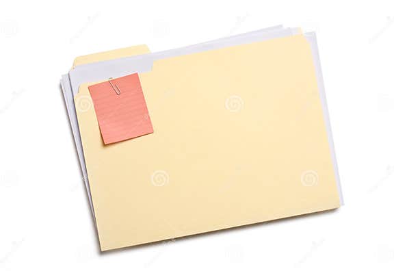 Labeled file folder stock image. Image of document, manila - 13476631