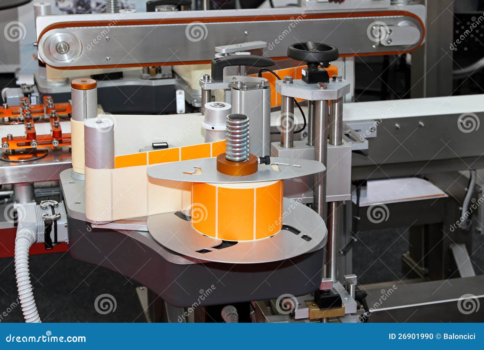Labeling machine stock photo. Image of labeling, industrial - 26901990