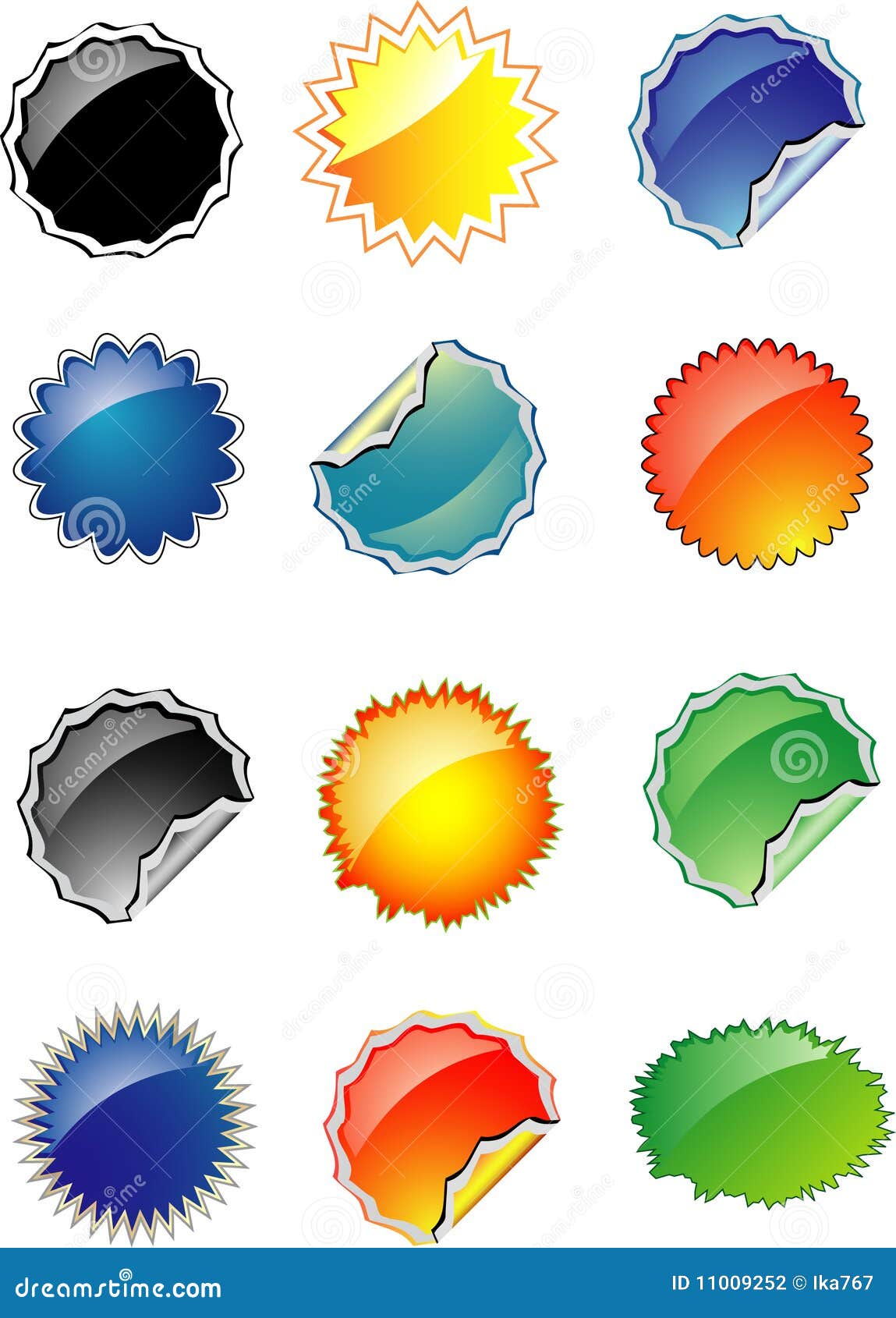 Labels stock vector. Illustration of star, percent, shop - 11009252