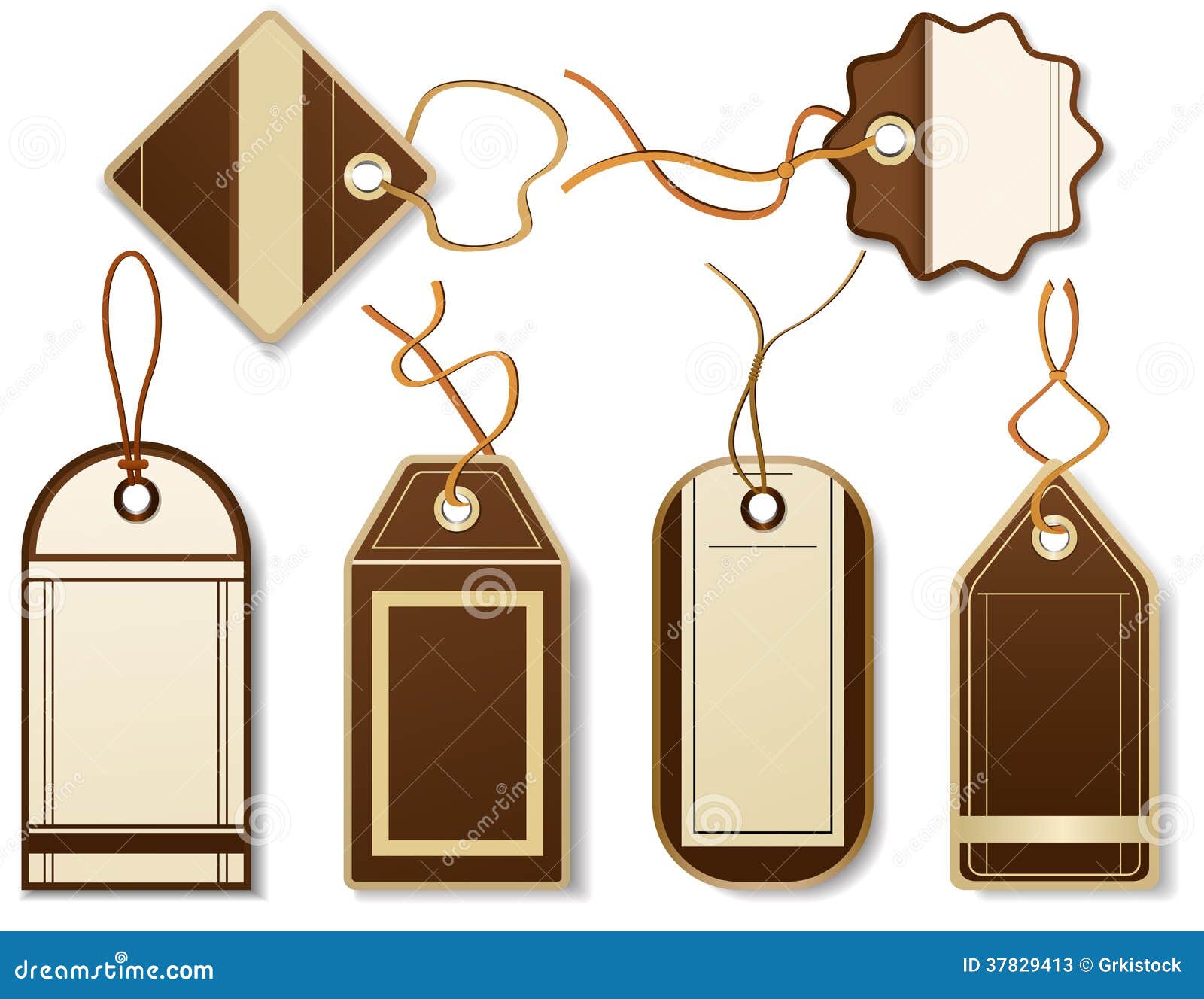 Labels stock vector. Illustration of buying, element - 37829413