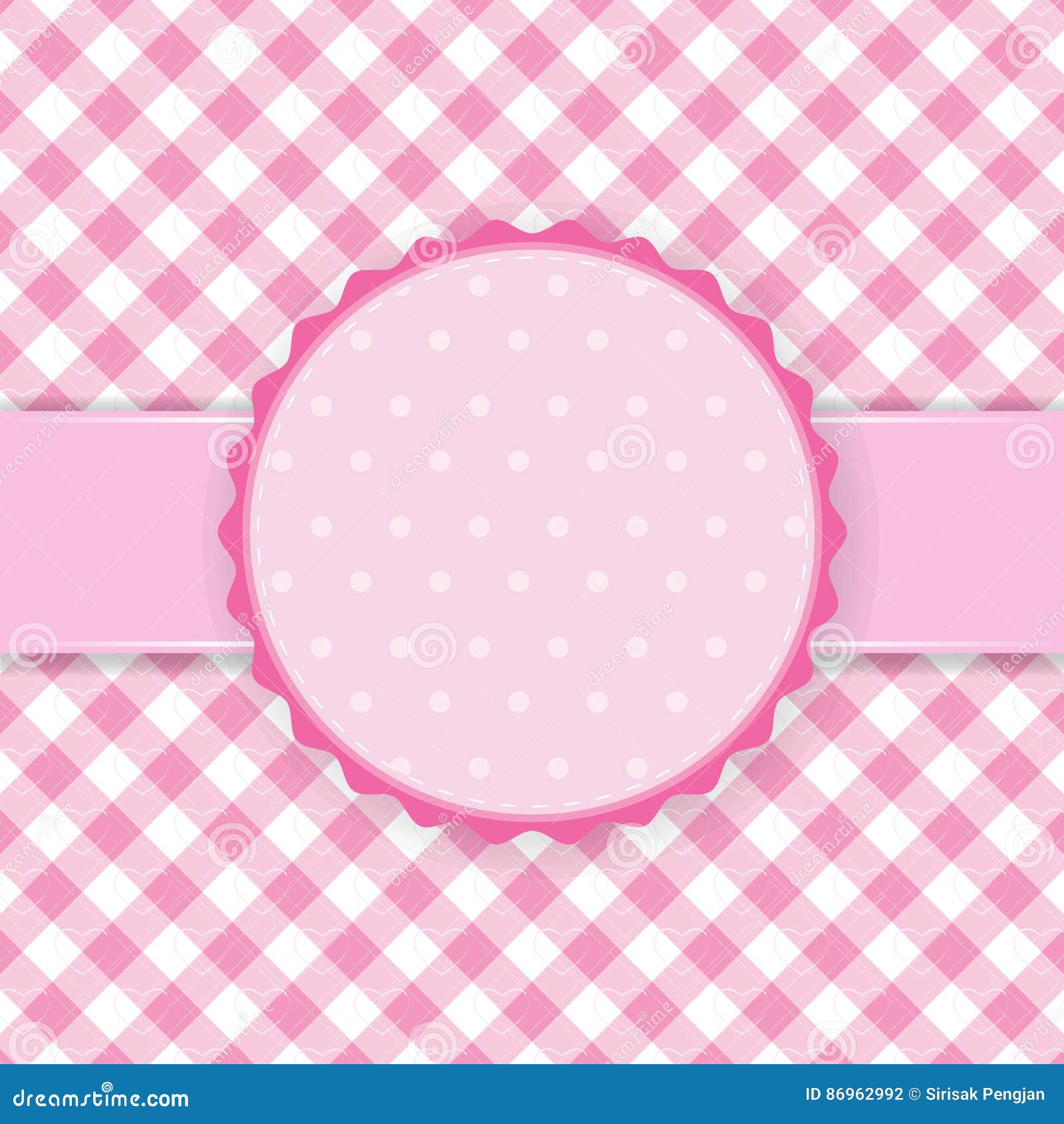 Labels and Badges on Decorative Backgrounds with Simple Patterns Stock ...