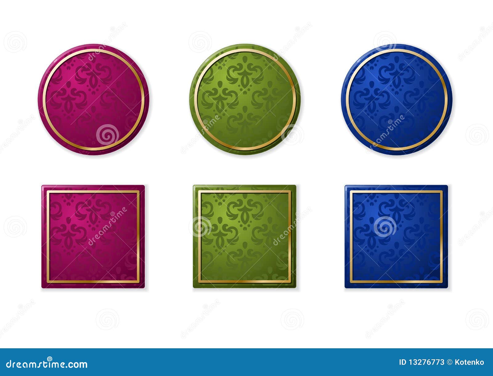 Labels of Different Colours Stock Vector - Illustration of emblem ...