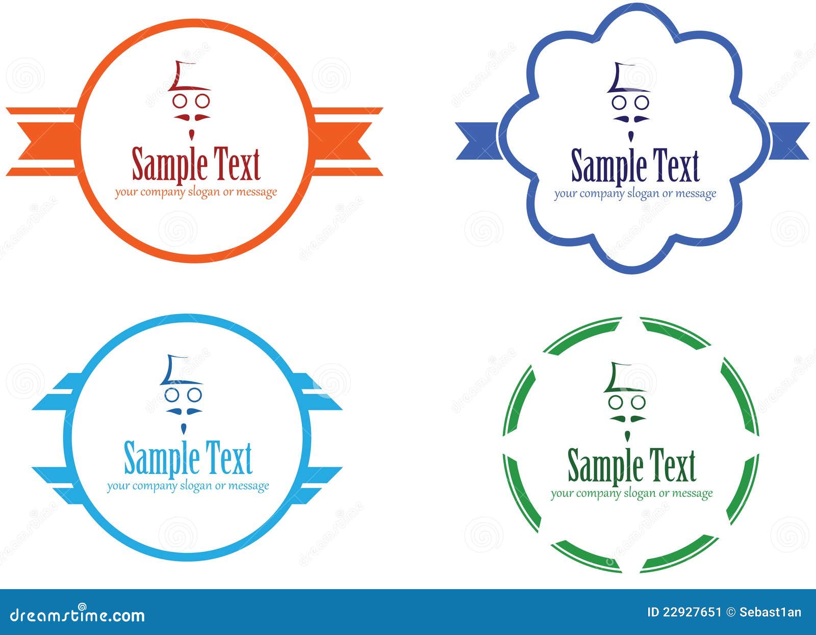 Labels elements stock vector. Illustration of communicate - 22927651