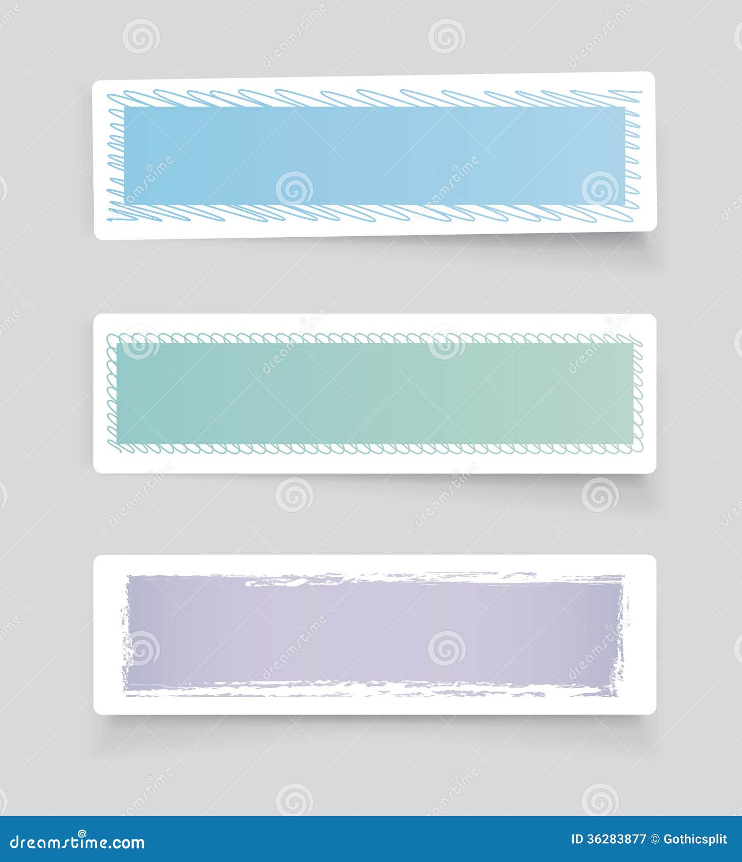 Labels in light colors stock vector. Illustration of empty - 36283877